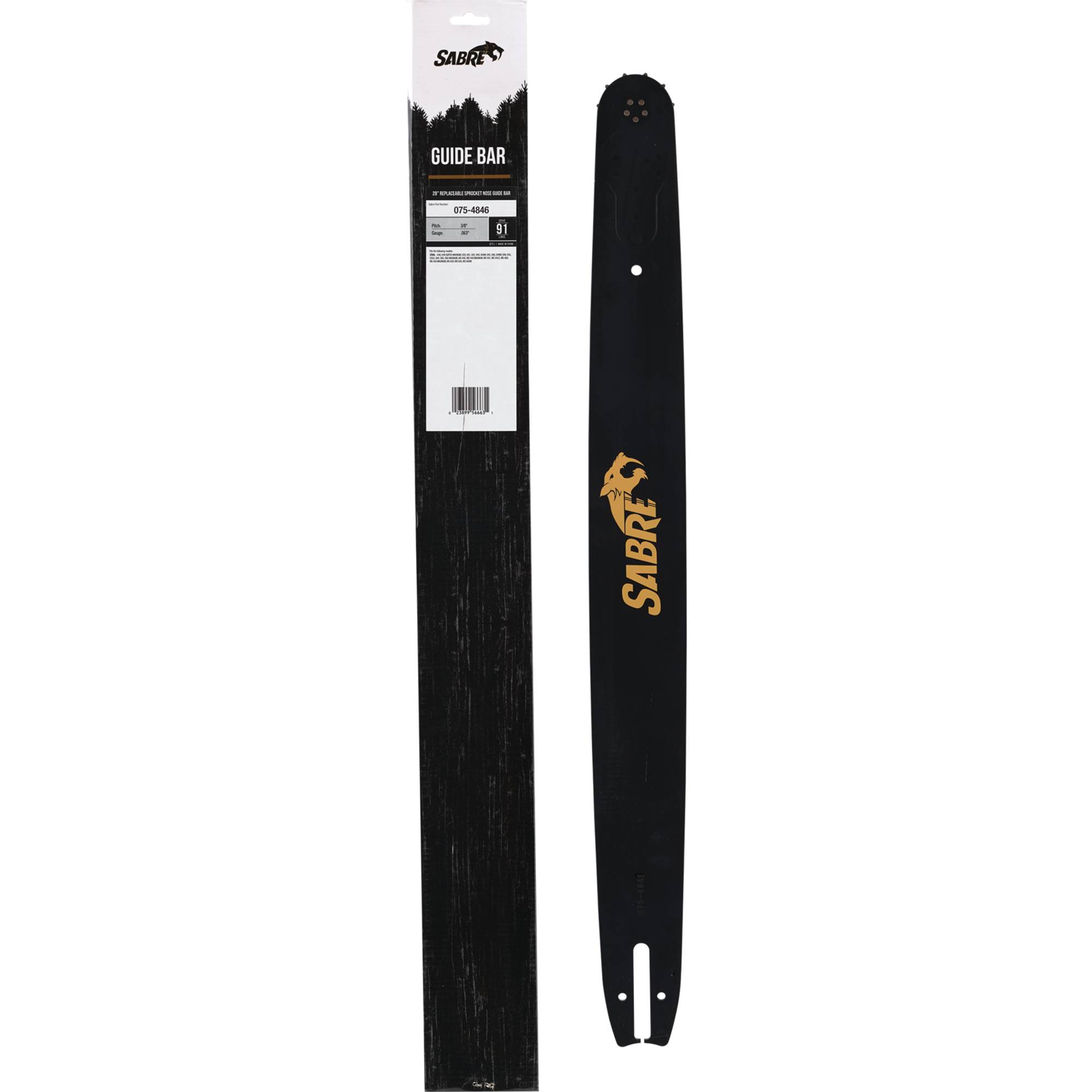 075-3836 28" Replaceable Sprocket Nose Bar