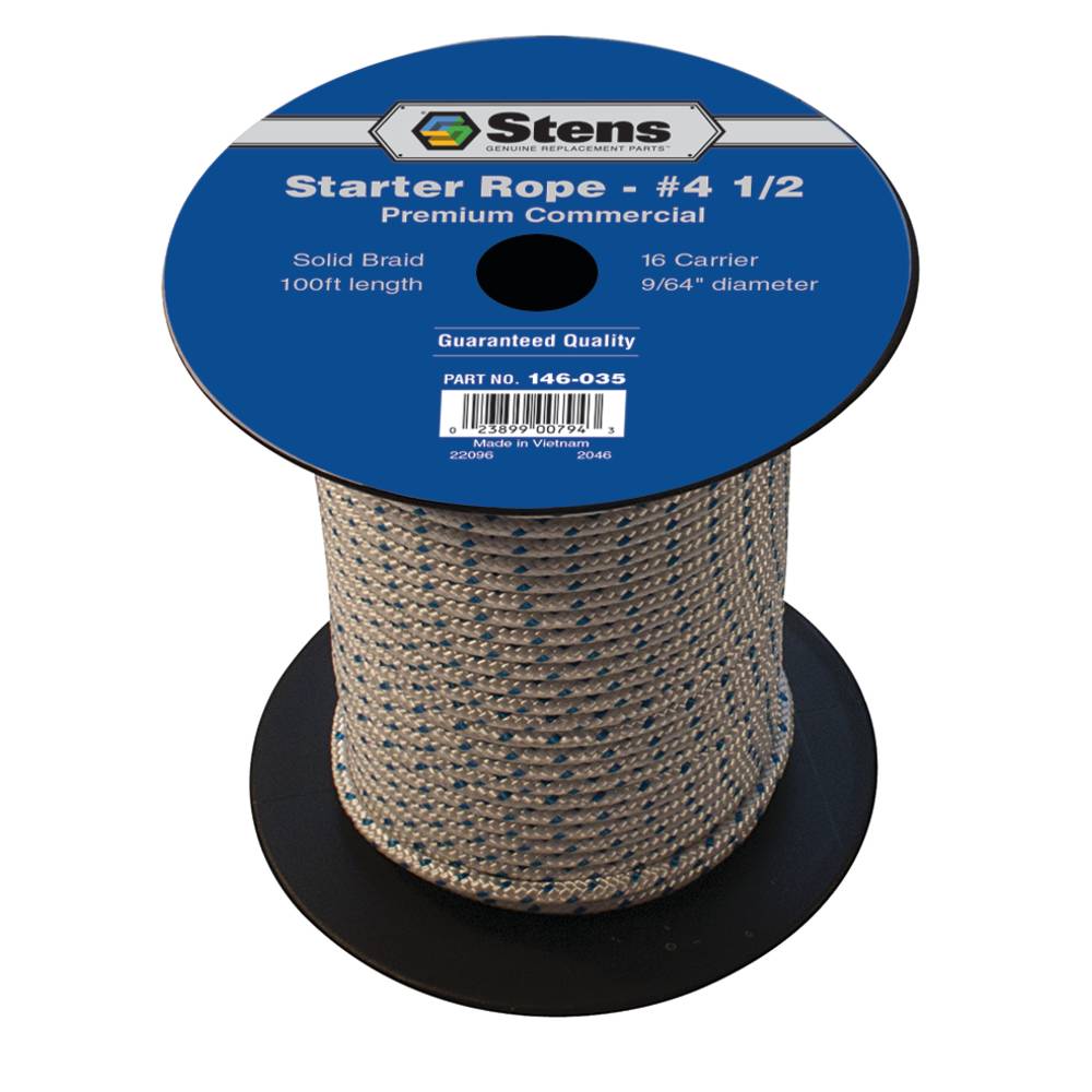 146-035 100' Solid Braid Starter Rope